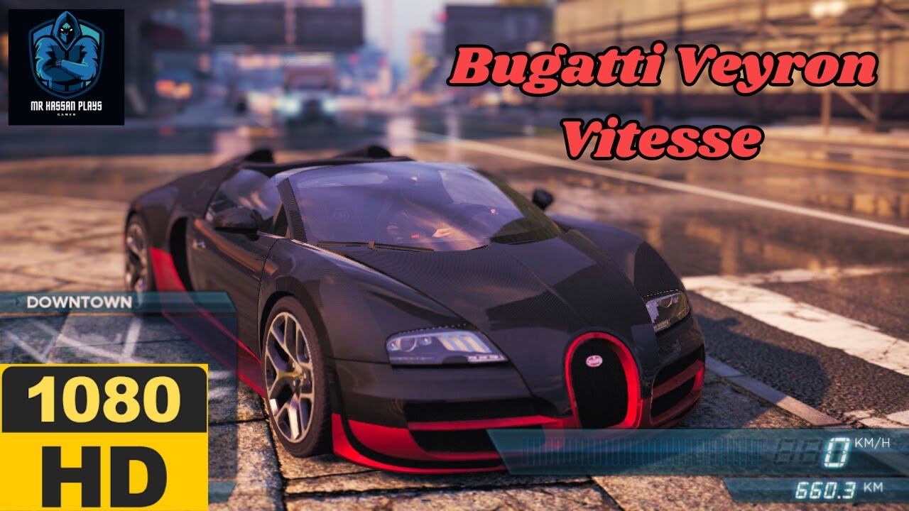 Need For Speed MW 2012 Free Roam gameplay | HD quality 1080p | Bugatti ...