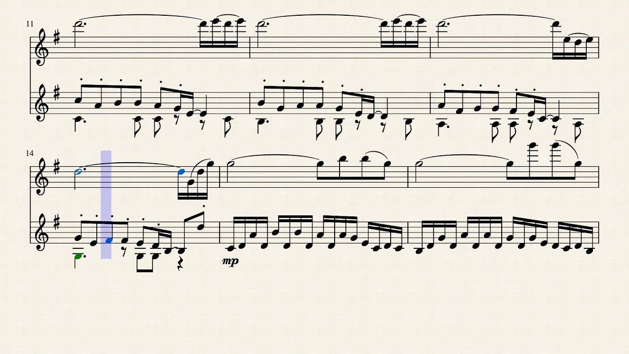 Cabbage by Jordon He & Twoset Violin Sheet Music - YouTube