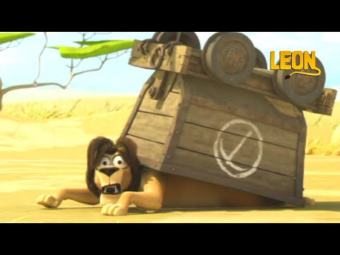 A Wagon Made For Two | Leon the Lion | 25' Compilation | Crazy animals