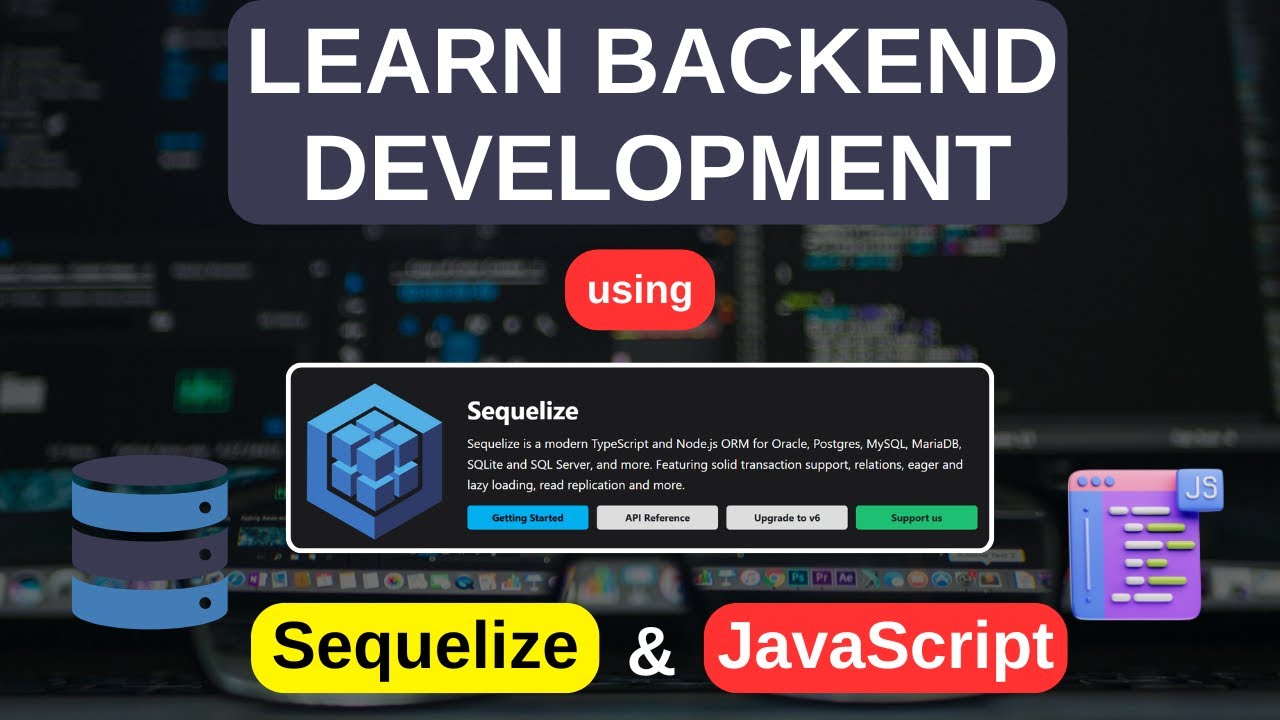 Creating A Model Backend Development Using Sequelize Javascript Nodejs Youtube 8943