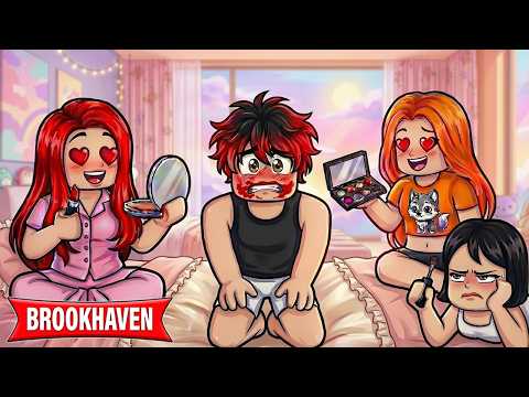 ÚNICO GAROTO NA FESTA DO PIJAMA!  PARTE 1 - BROOKHAVEN RP