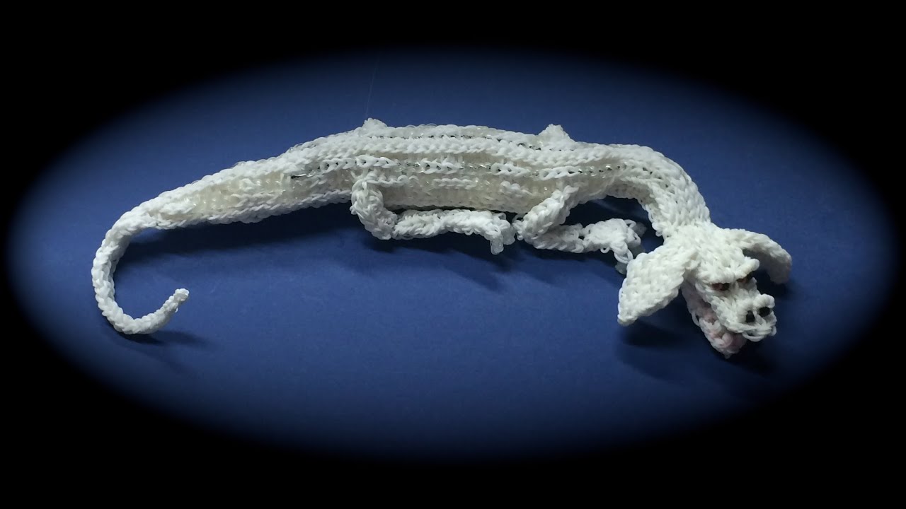 Part 9/9 Rainbow Loom Falkor from The NeverEnding Story, Adult - YouTube