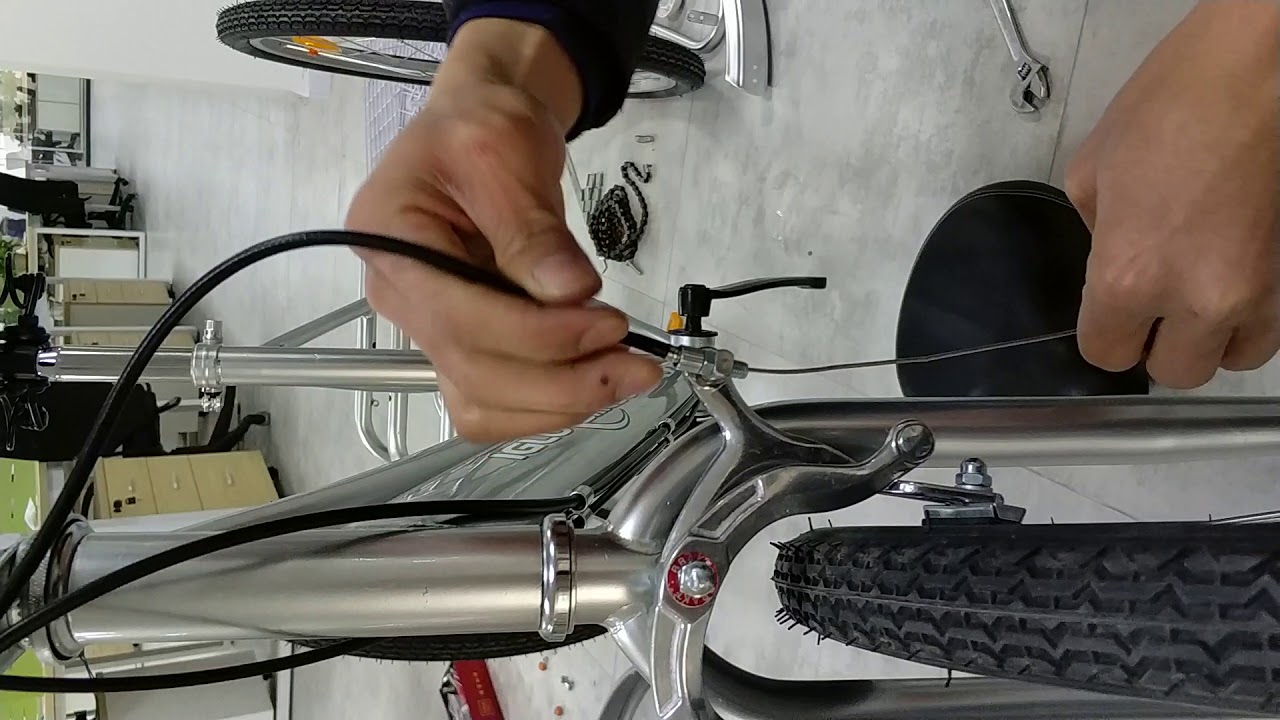 How to install and adjust the front brake and rear brake 组装及调整前制动器和后制动器 ...