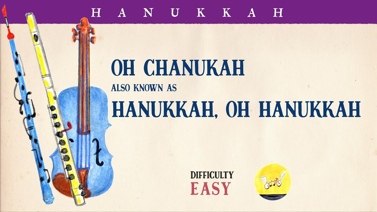 🎹 Oh Chanukah - Hanukkah, Oh Hanukkah [Piano Accompaniment] [Playback ...