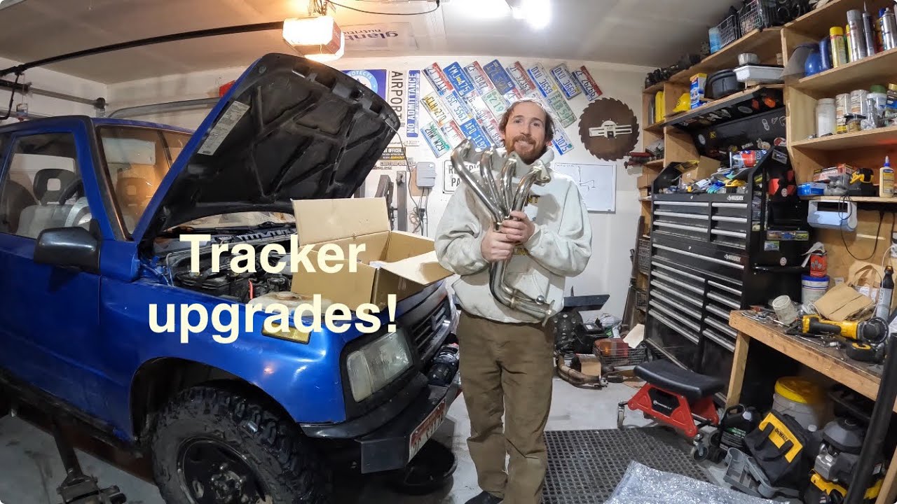 Geo Tracker Header Install - YouTube