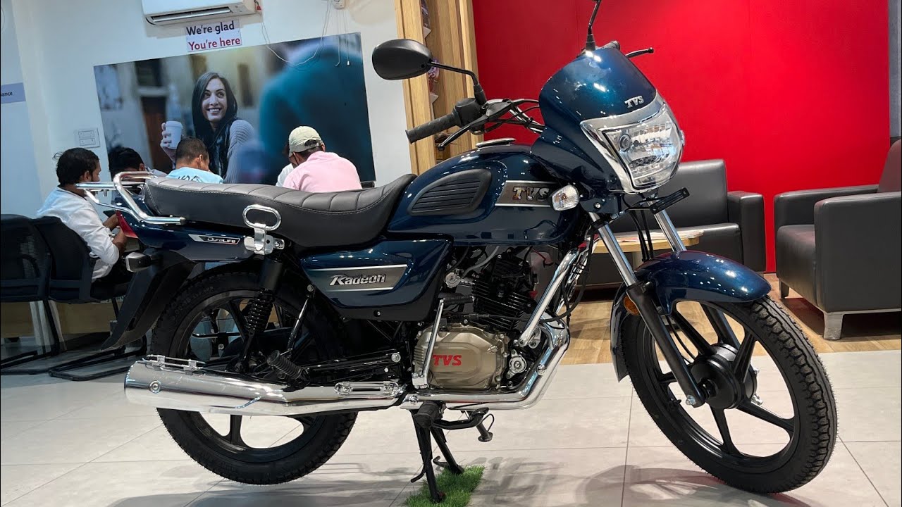 All New Updated TVS Radeon 110 Starlight Blue Colour Walkaround 😉 ...