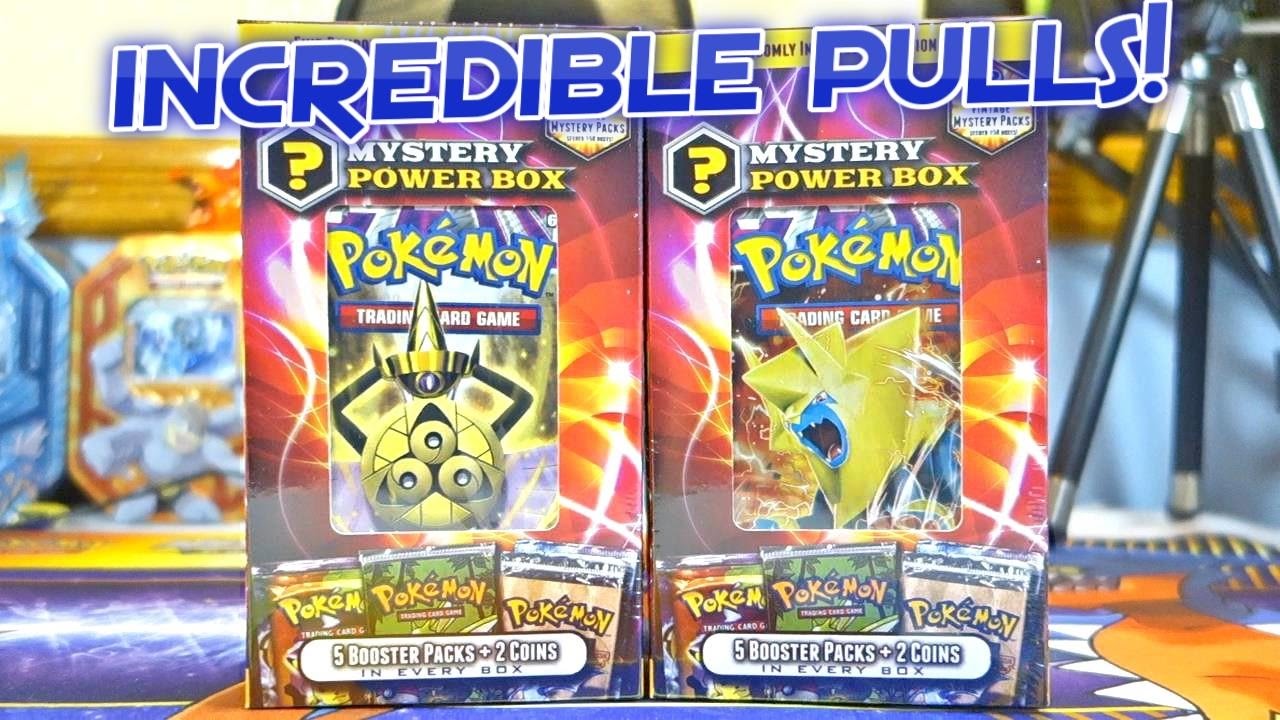 Opening 2 Pokemon TCG MYSTERY POWER BOXES | INCREDIBLE PULL! - YouTube