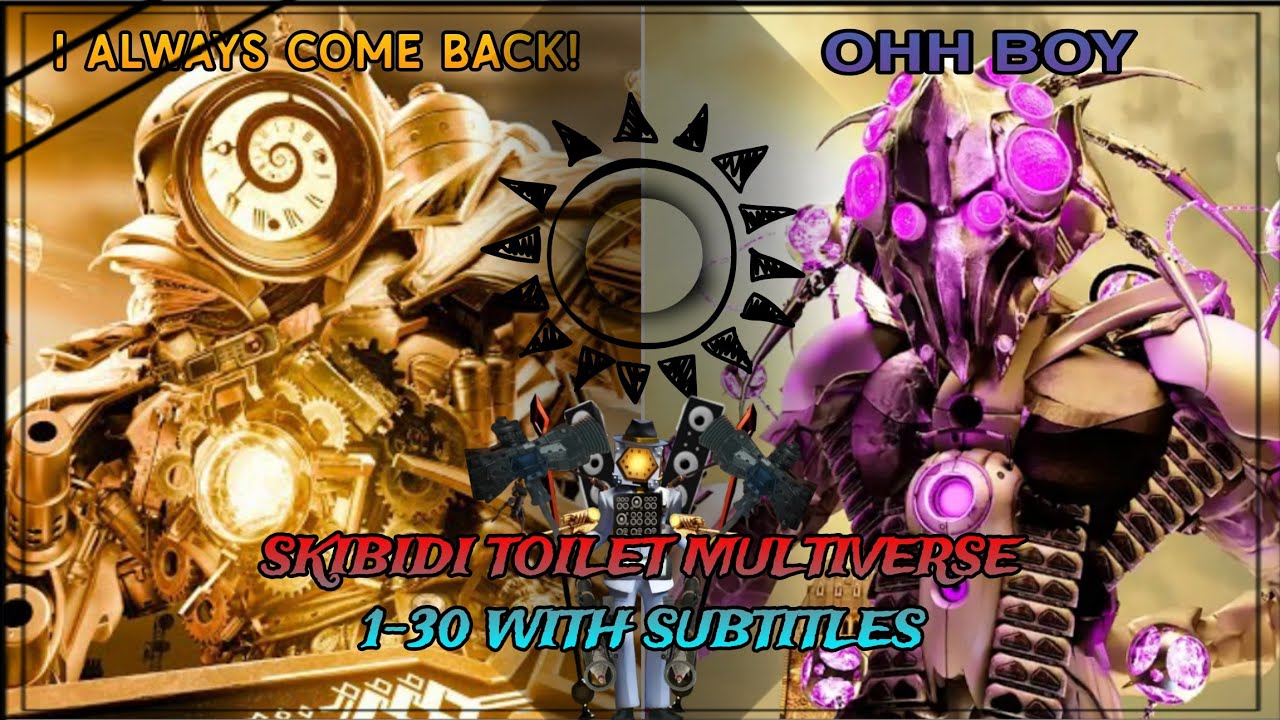 skibidi toilet multiverse 1-30 but with subtitles - YouTube