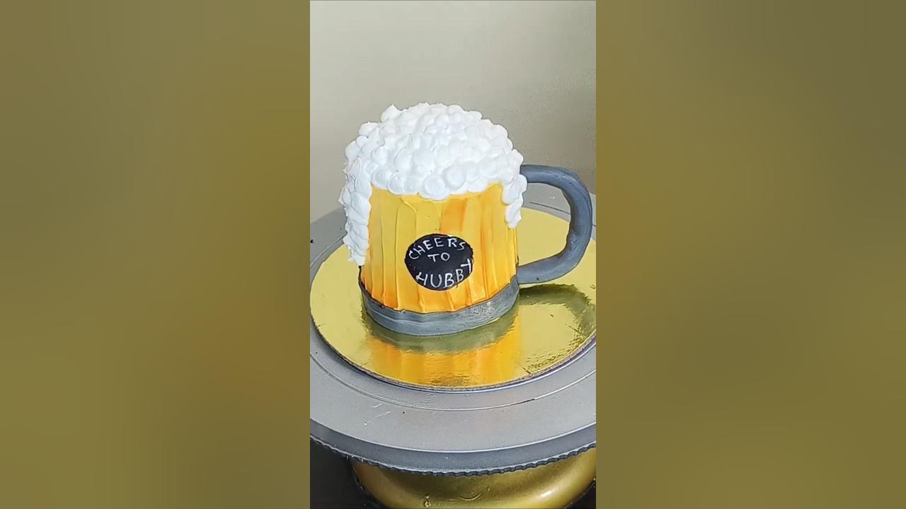 Beer mug cake | beer mug cake tutorial| how to make beer mug cake # ...