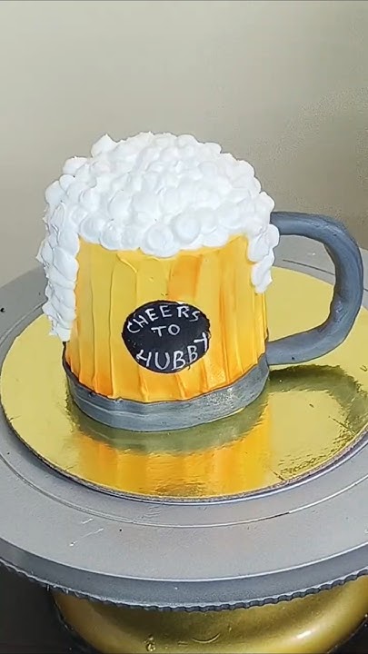 Beer mug cake | beer mug cake tutorial| how to make beer mug cake # ...