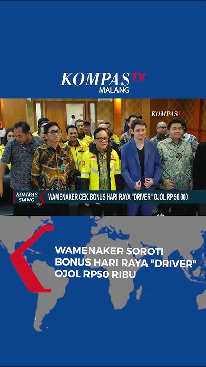 Wamenaker Soroti Bonus Hari Raya Rp50 Ribu untuk Driver Ojol - YouTube