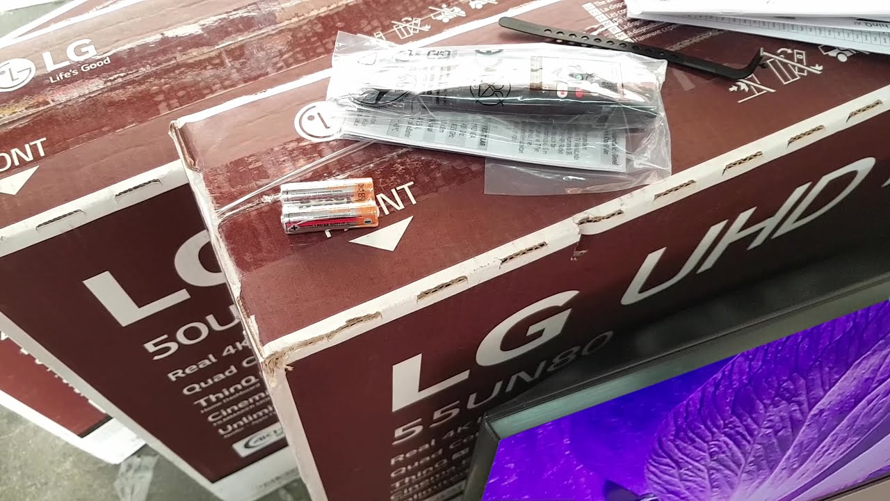 LG 8000 Quick Unboxing + Setup with Demo - YouTube