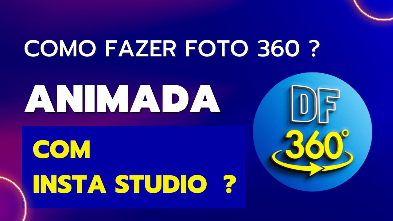 Como fazer uma foto animada 360 - YouTube