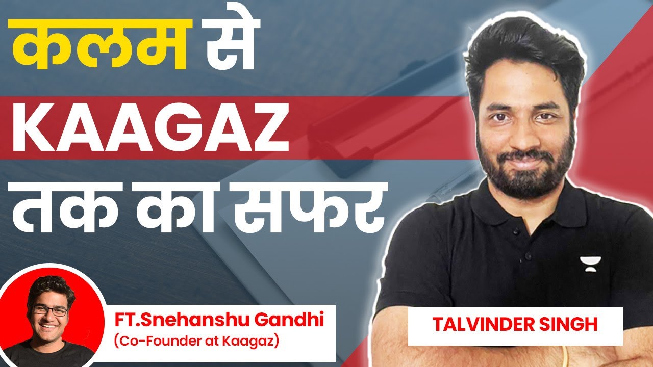 From IIT Bombay to Kaagaz | The Fascinating Journey of Snehanshu Gandhi ...