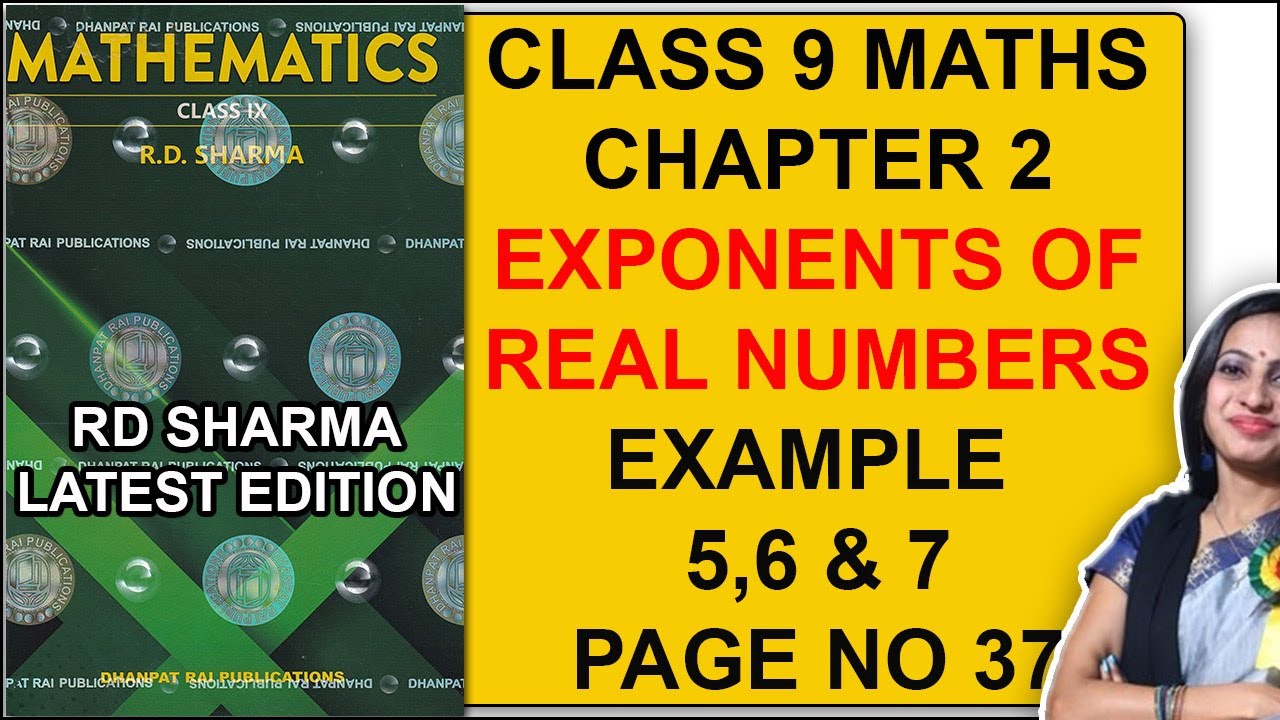 RD Sharma Class 9 Maths Chapter 2 Example 5,6 & 7 | Page no 37 | 9th ...