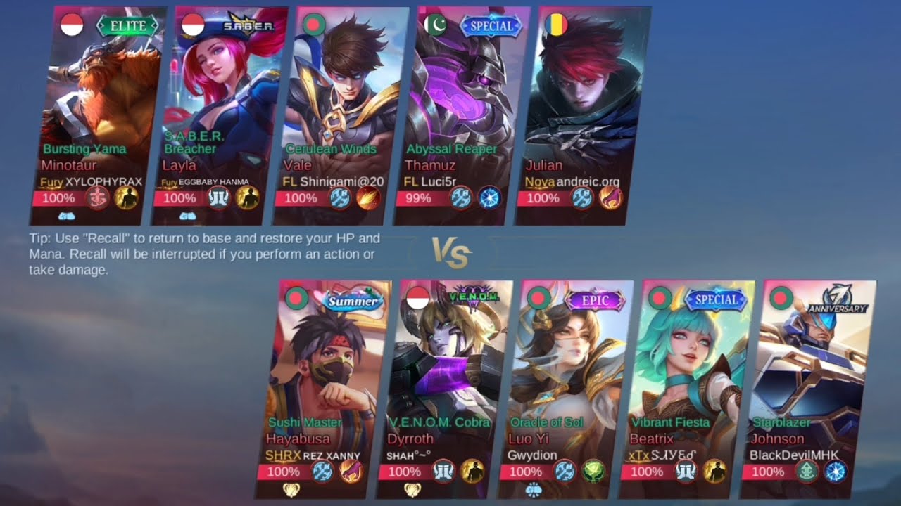 11,6,24|| Friendly Custom Match (2) || MLBB - YouTube