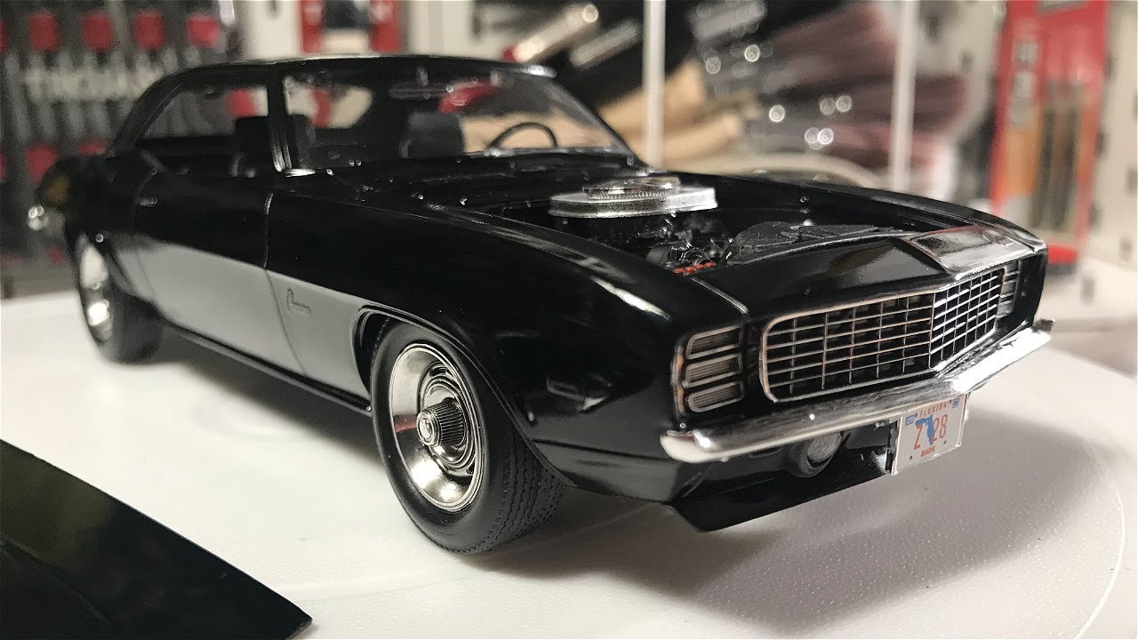 Model Car Building - Revell 1969 Camaro 1/25 scale - YouTube