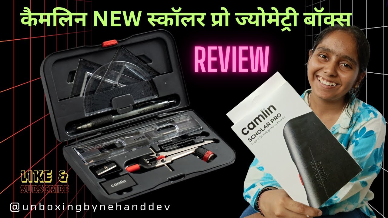 Camlin Scholar Pro Geometry Box Unboxing: Is It Worth ₹350? - YouTube