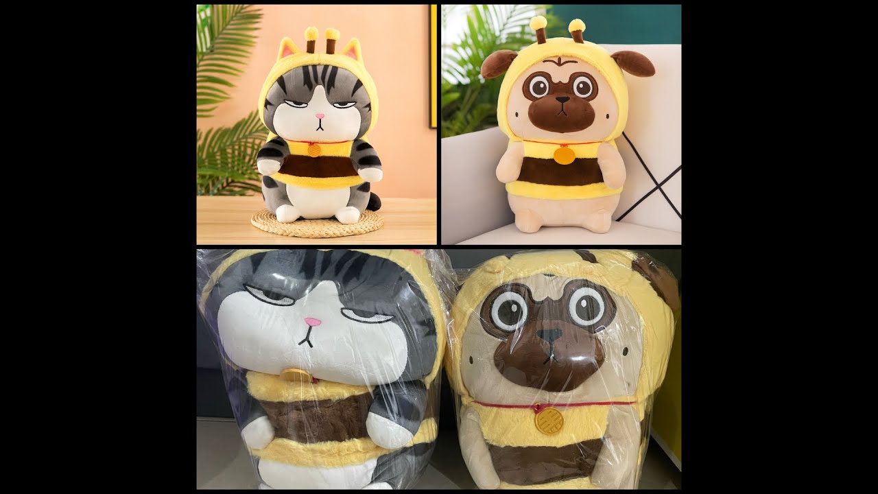 Boneka Furyu Bee 45cm Boneka Pug Bee 45cm - YouTube