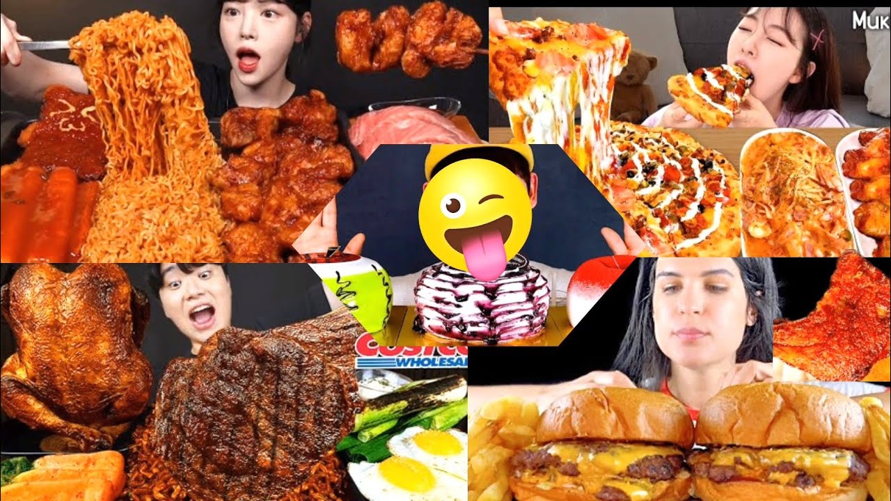 BEST SATISFYING FASTFOOD EATING MUKBANG COMPILATION EXTREMELy 😋 - YouTube