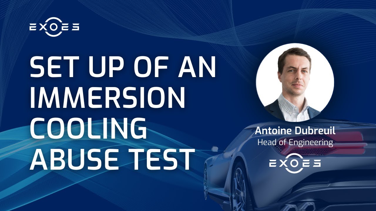 Set up of an Abuse Test for Immersion Cooled EV Battery - YouTube