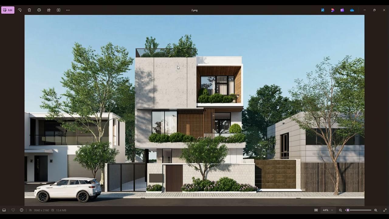 How To Create Realistic Exterior in Enscape - YouTube