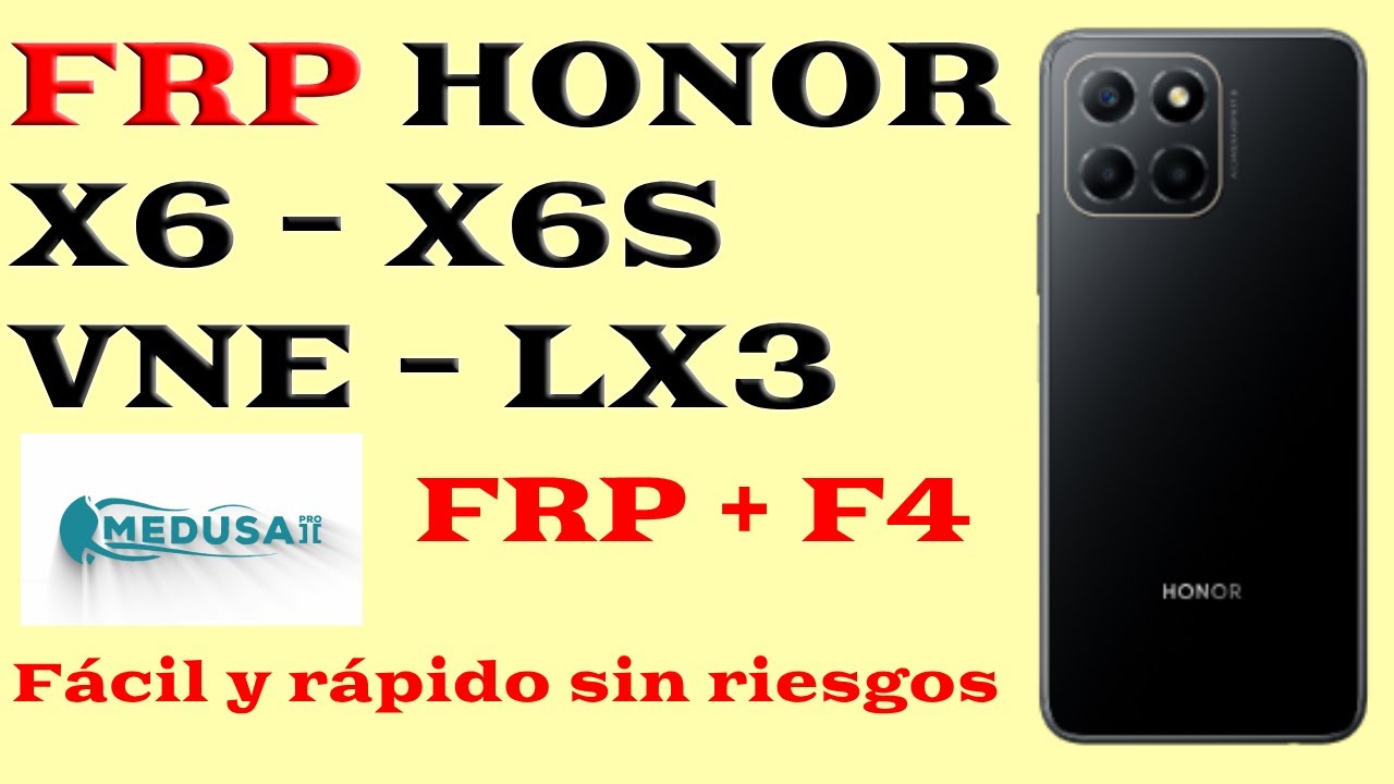 FRP HONOR X6 - X6S 2023 - FRP + F4 con Medusa Box - sin riesgos. - YouTube