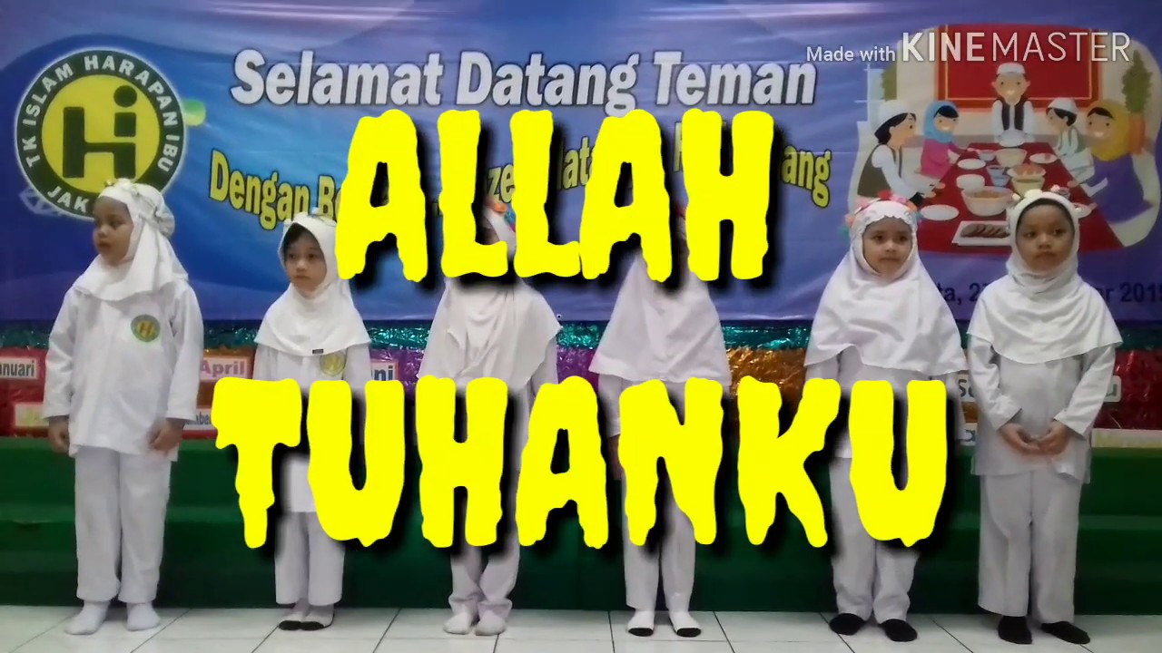LAGU ANAK ISLAMI ( ALLAH TUHANKU) - YouTube