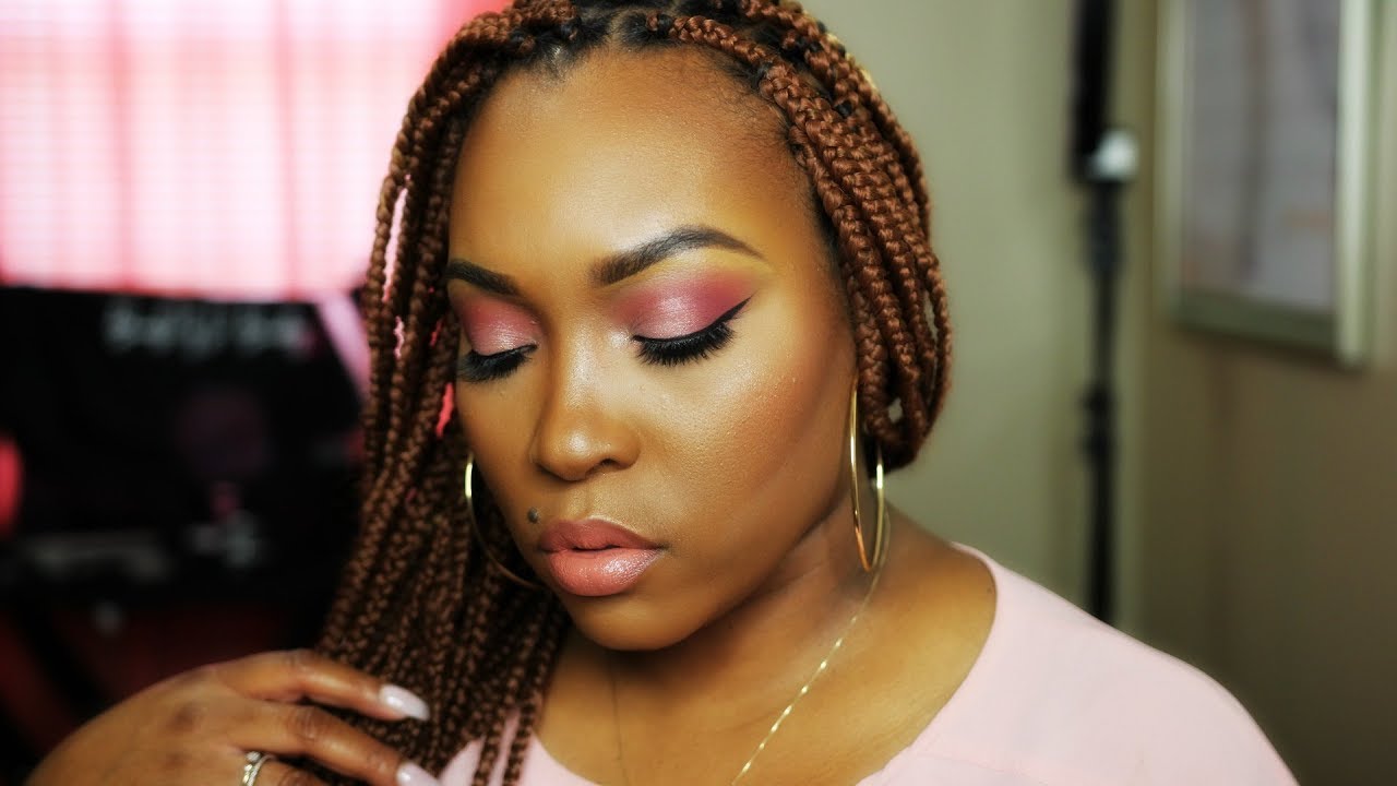 SOFT & FLIRTY VALENTINE'S DAY MAKEUP | BEAU'D BY D.BEASLEY - YouTube