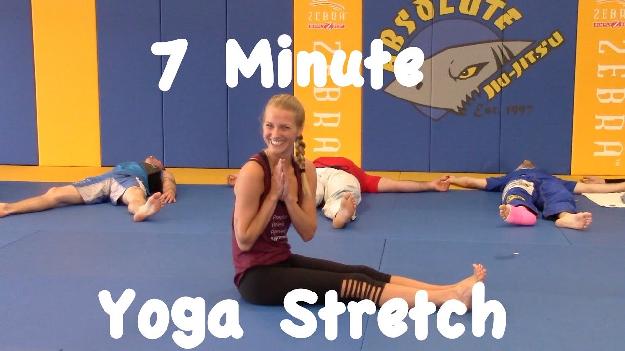 BJJ Yoga: 7 Minutes of Yoga for BJJ with Cassidy Jane Yoga - YouTube