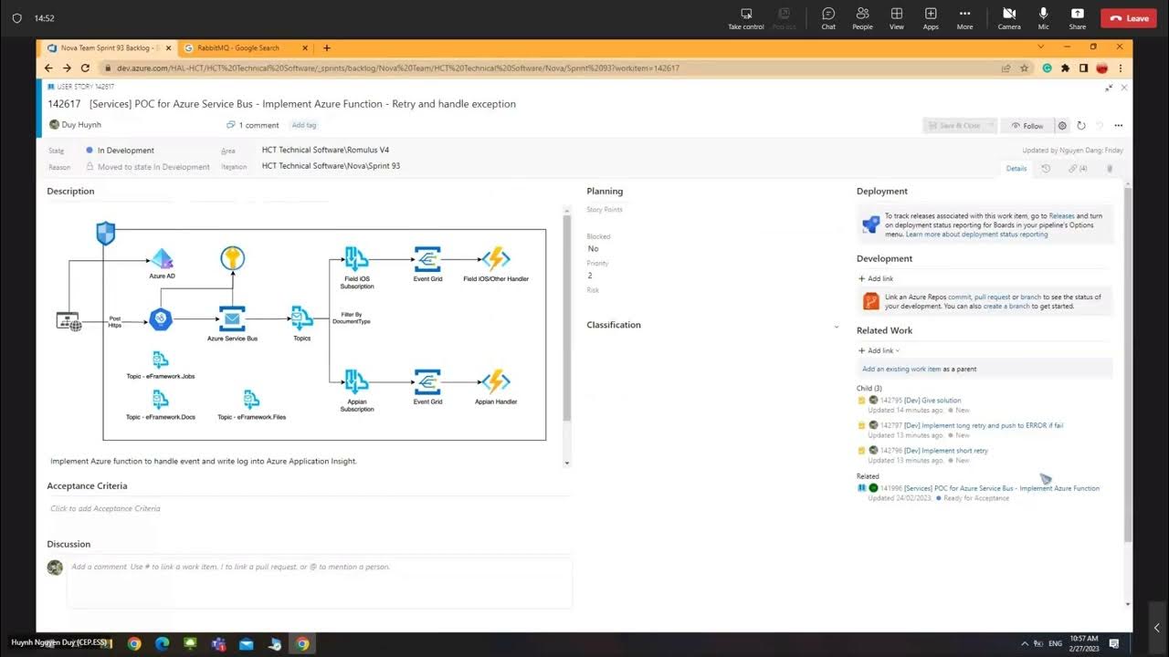 142617 Services POC for Azure Service Bus Implement Azure Function Retry and handle exception ...