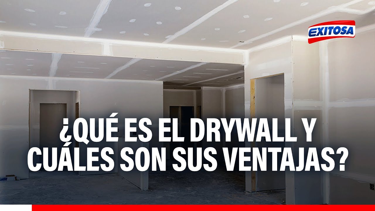 🔴🔵Drywall: ¿Qué es y cuáles son sus ventajas para la construcción ...