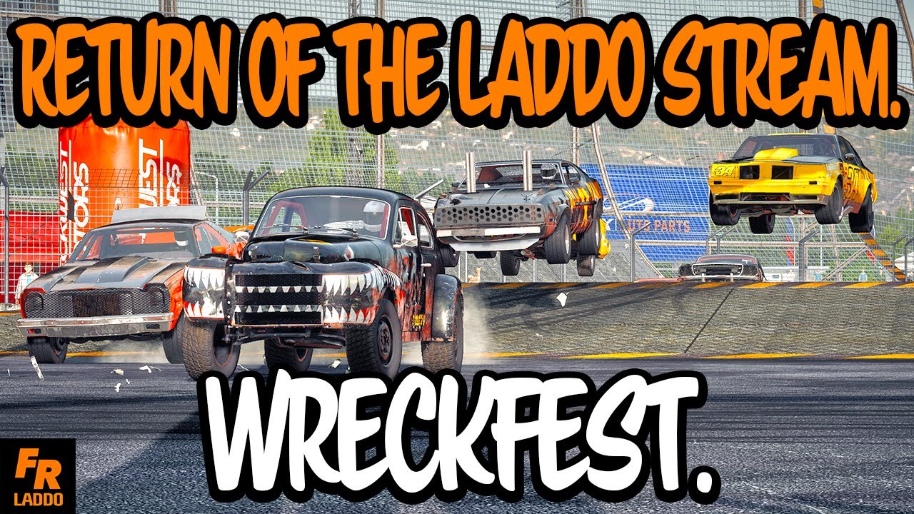 Laddo Live. Wreckfest Racing - YouTube