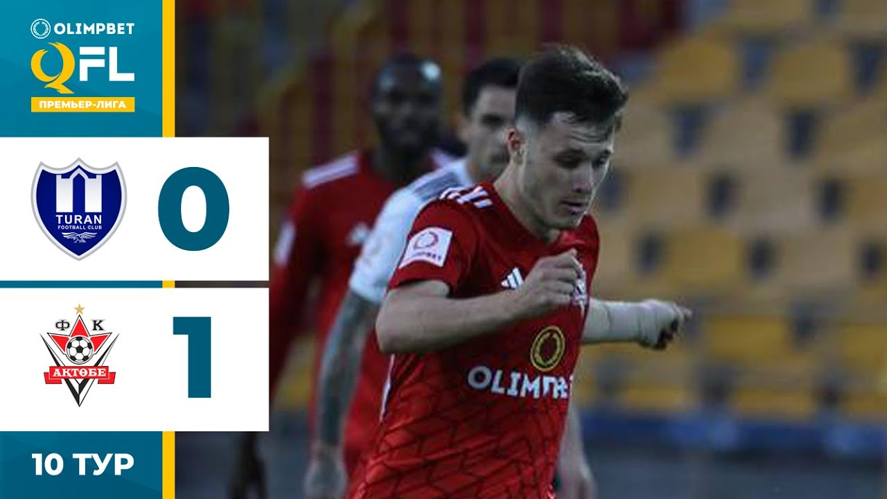 Тұран 0:1 Ақтөбе | OLIMPBET QFL Премьер-лига 2024 | 10 тур | Ойынға ...