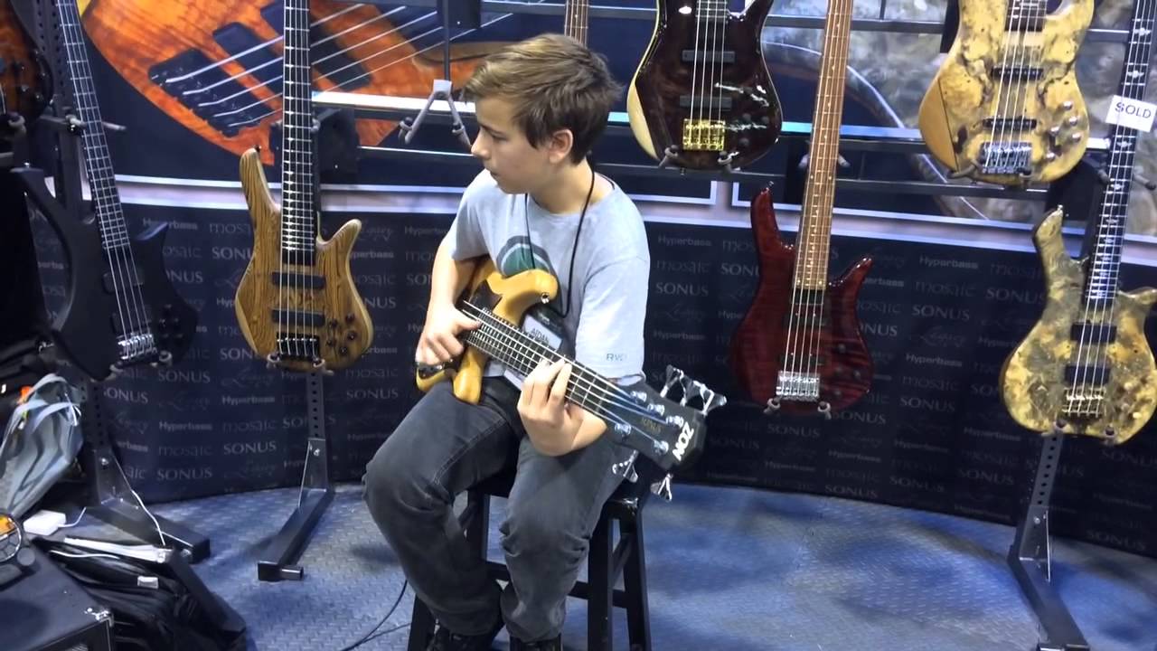 2014 NAMM - Aidan Rodriguez in Zon Booth - YouTube