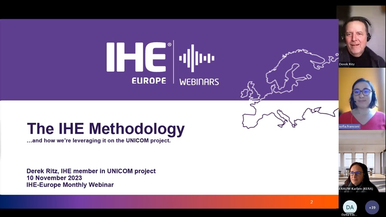 IHE-Europe Webinars: Session 1 - IHE Methodology - YouTube