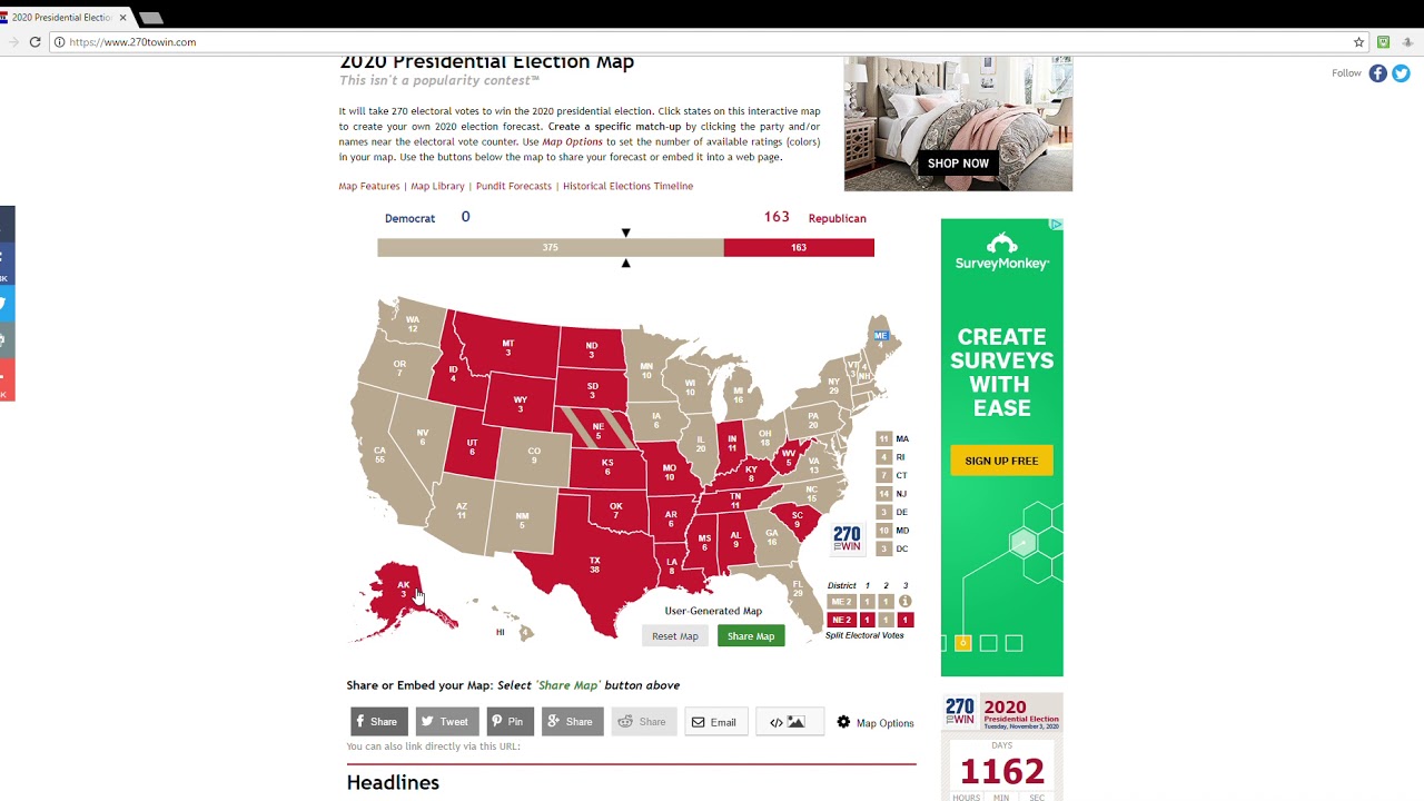2020 Presidential Election: Trump vs Generic Dem - YouTube