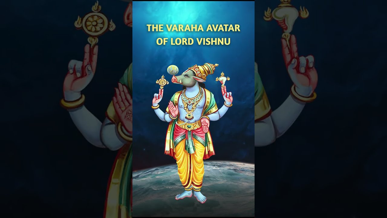 Varaha Avatar Of Lord Vishnu Traditional Copper Statue Of Varaha