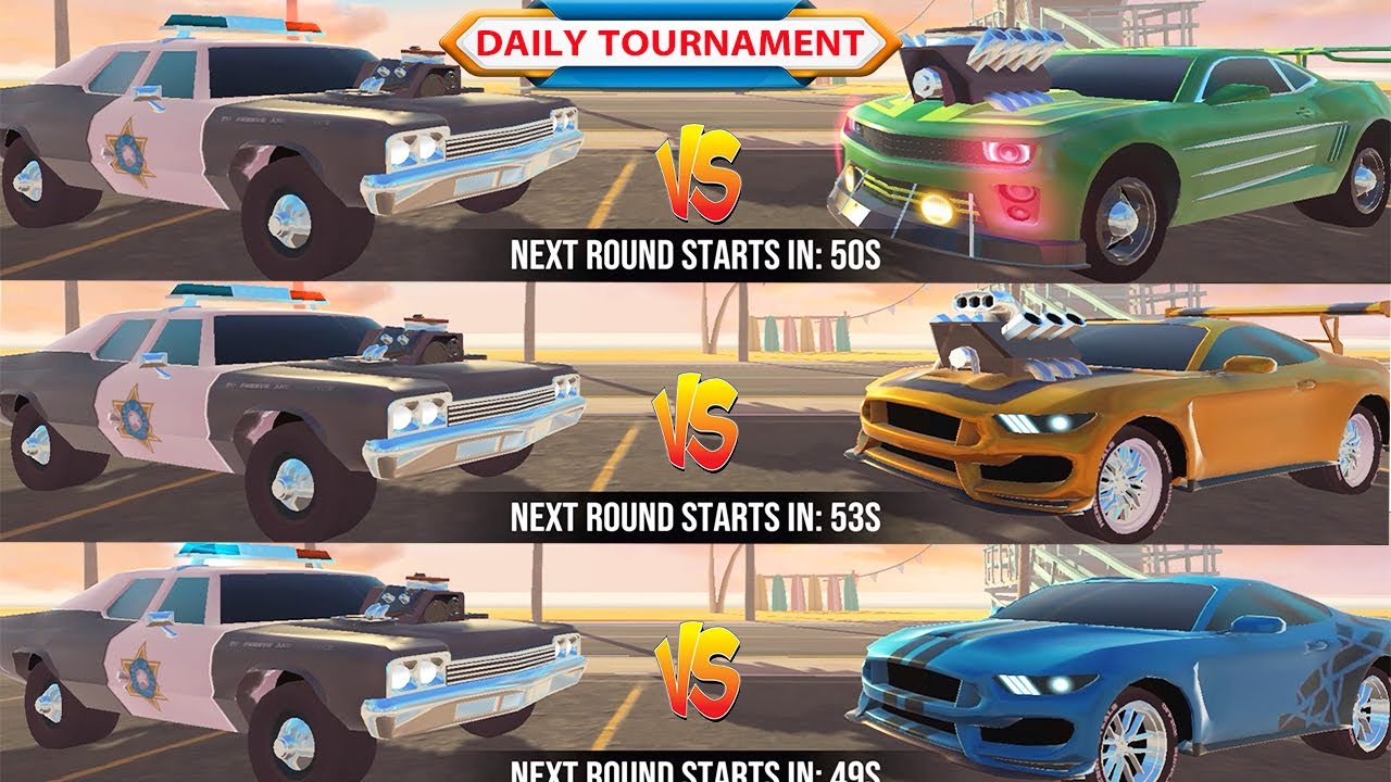 Police vs Supercars?! | Stunt Car Extreme Daily Tournament Showdown ...