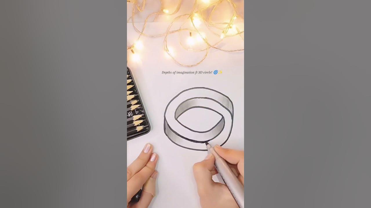 How to draw 3D circle? - YouTube