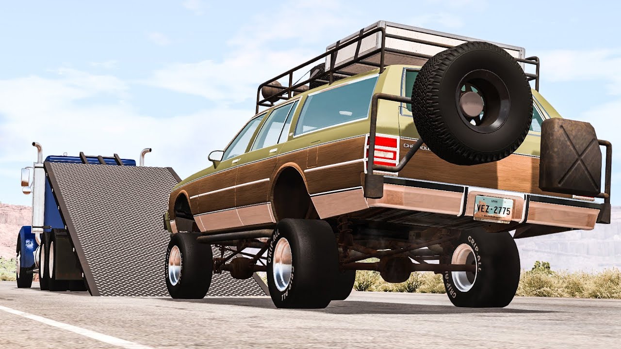 Ramp Truck Crashes #1 - Beamng DRIVE - YouTube