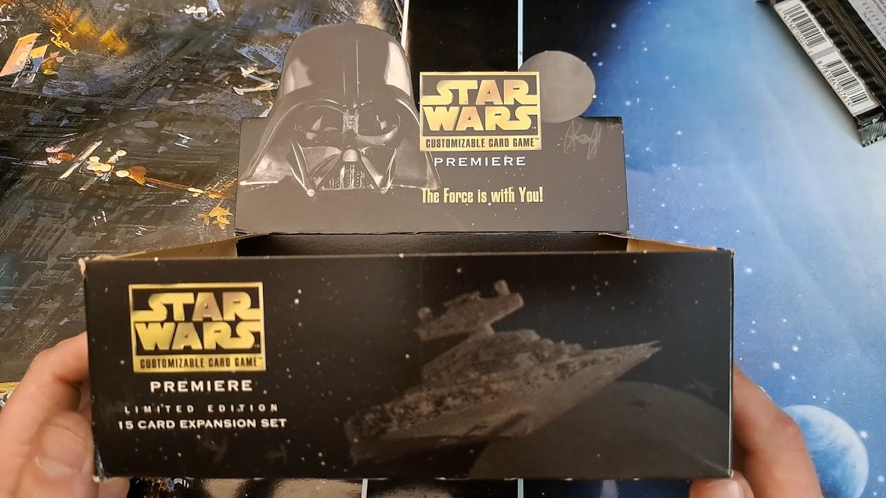 Star Wars CCG Premiere Limited Edition Booster Box Full Opening - YouTube
