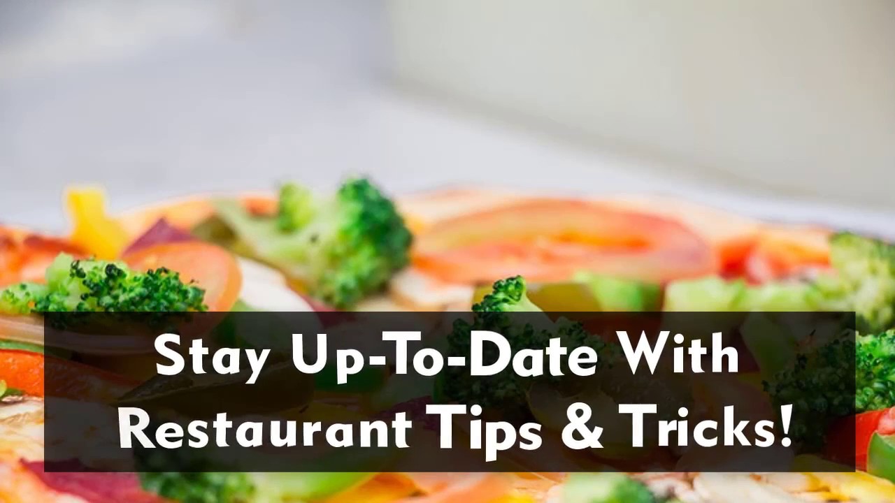 Restuarant Tips And Tricks - YouTube