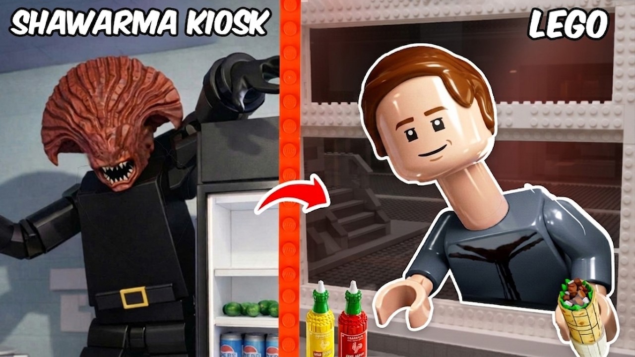 Recreating LEGO Roblox Game: THE SHAWARMA KIOSK! | AM Bricks Galaxy ...