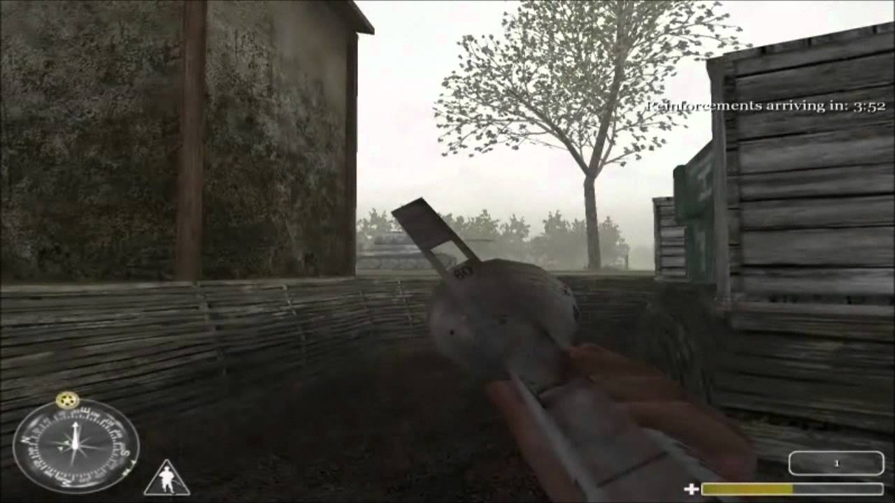 Call of Duty- Mission 10: Pegasus Bridge-day "Veteran mode" - YouTube