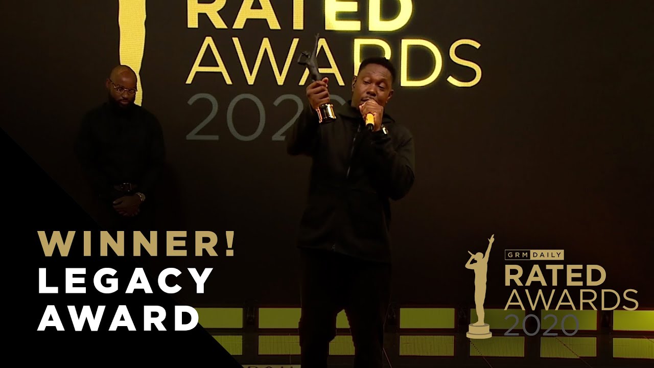 Dizzee Rascal - Legacy Award Winner Speech | Rated Awards - YouTube