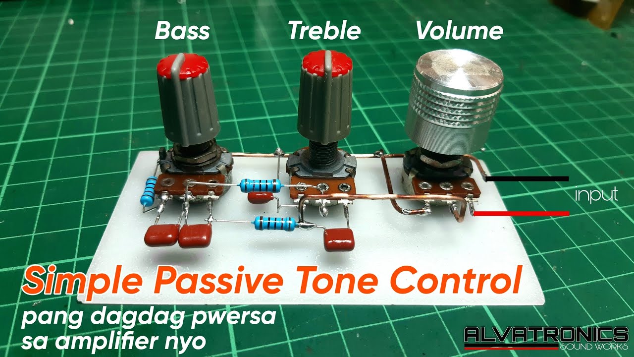 Simple Circuit lang peru malinaw yung tunog_Passive Tone Control ...