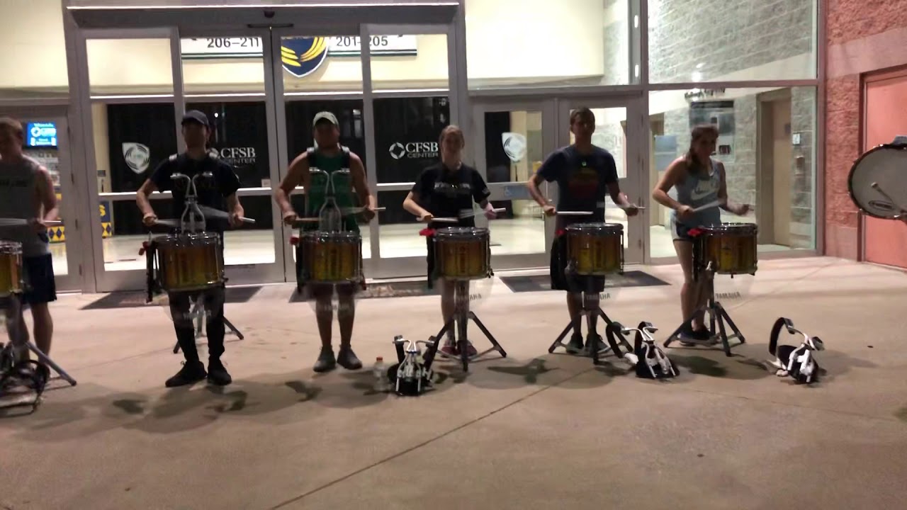 Murray State University Racer Band Drumline 2019 closer - YouTube