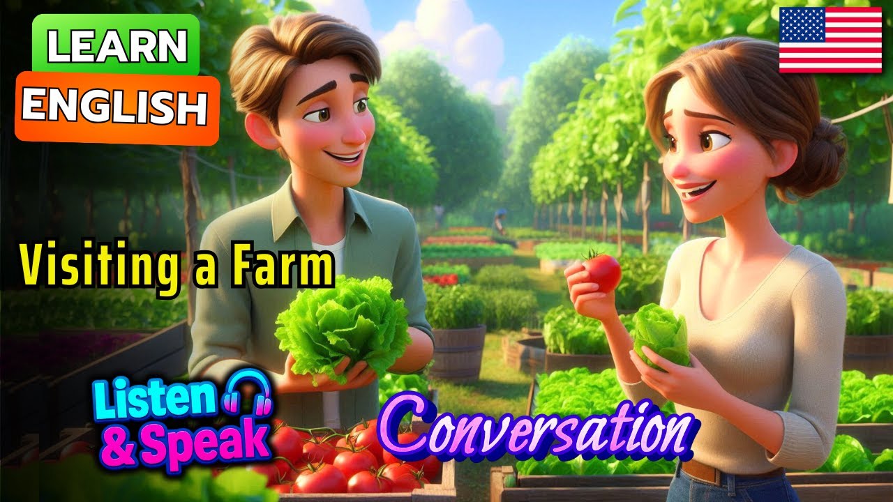 Visiting a Farm | English Conversation | Learn English | Listen and ...