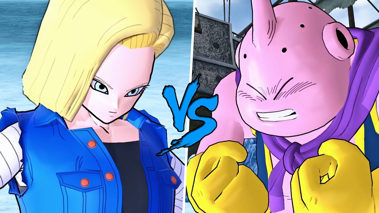Majin Buu Vs. Android 18 - Hardest Level Epic Fight | Dragon Ball ...